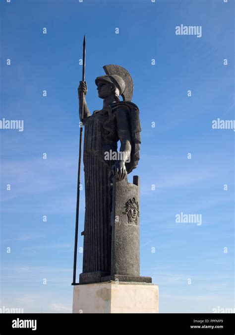 ARTE S XX ESPAÑA El ART DECO Escultura de la diosa Atenea Minerva