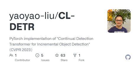 Github Yaoyao Liucl Detr Pytorch Implementation Of Continual