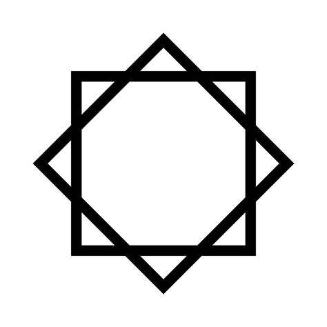 Octogram Satanic Symbols Medieval Occultism Magic Stamps Sigils