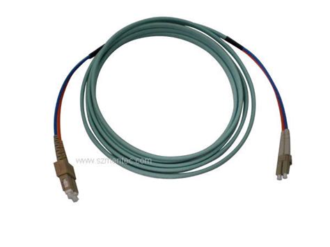 Sc Lc Multimode Duplex Patchcord Om3 Sc Lc Patchcord And Patchcord