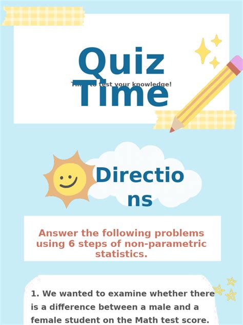 Quiz In Statistics Pdf