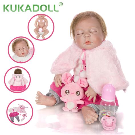 KUKADOLL Life muñecas Reborn de silicona para niños muñecos de niña de