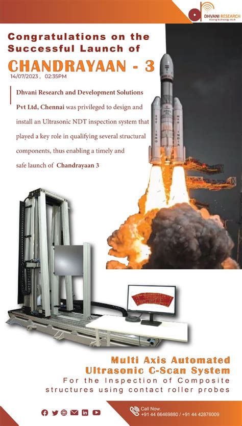 Dhvani Compositeinspection Ultrasound Ndt Ndtinspection Ut Makeinindia Isro