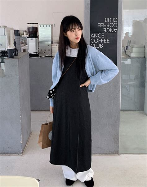 바온 베티 데님 슬리브리스 원피스 2color 위시버킷