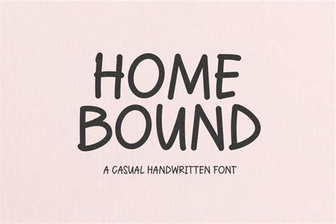 Homebound Casual Handwritten Font