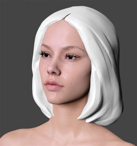Artstation Joan 01 Eugene Fokin Model Face Character Modeling