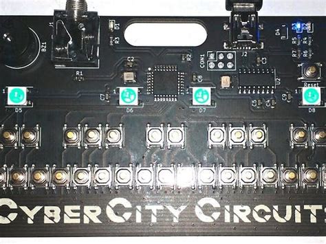 Cyber City Circuits Mini Tone Keyboard Is A Badge Piano