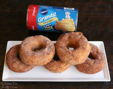 Easy Canned Biscuit Donuts Kitchen Fun With My 3 Sons