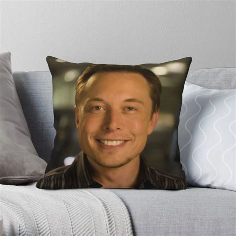 Elon Musk Square Pillowcase Polyester Linen Velvet Printed Zip Decor