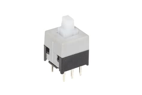 6 Pin Male Push Lock Button Dpdt Pcb Mount Price In Pakistan