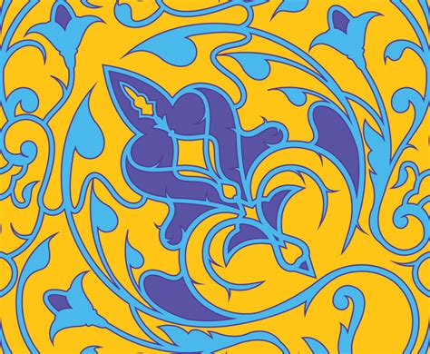 Eslimi Colorful Seamless Pattern Vector Art And Graphics