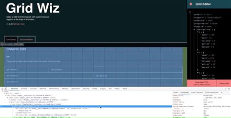 Introducing Grid Wiz Make A Css Grid Framework With Custom Browser