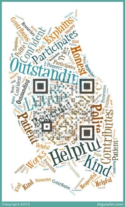 Word Owl Qr Code By Knolan Visualead