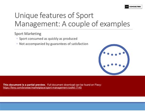 Sport Management Toolkit Ppt Slide Deck