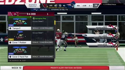 Ckfl Season 7 Week 10 Patriots Vs Cardinals Youtube