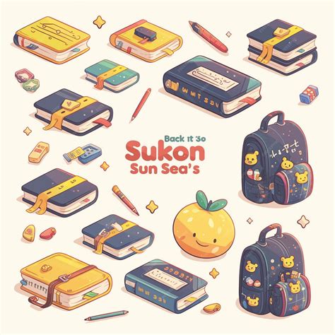 Key Symbols Of Back To School Season Premium Ai Generated Vector