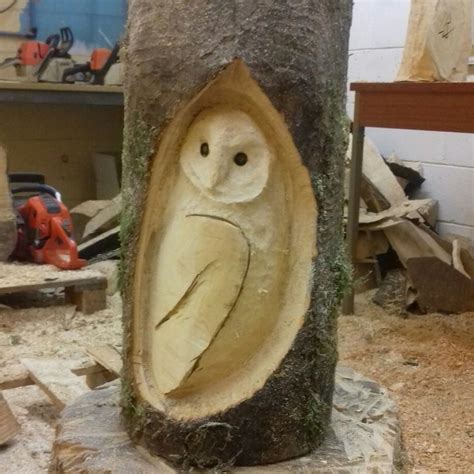 chainsaw carved owl chainsaw carving patterns carving chainsaw carving