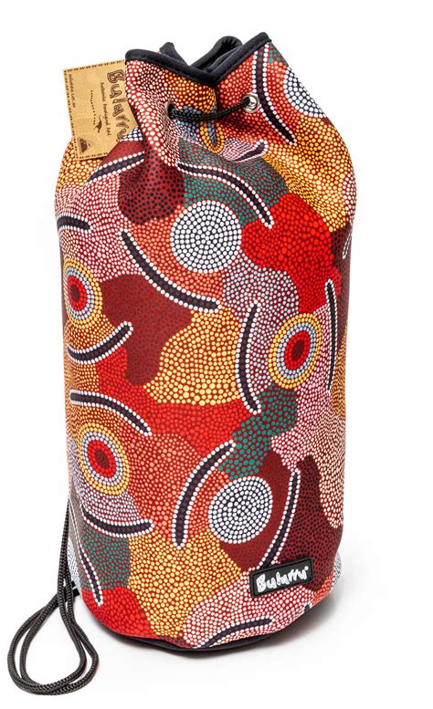 Bush Tucker Drawstring Bag 10 Bulurru Designs To Choose From Fair