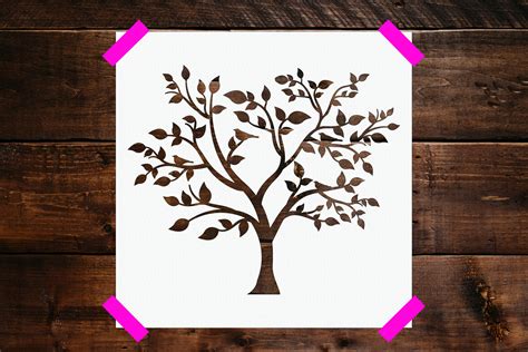 Tree Of Life Stencil Reusable Tree Stencil Art Stencil DIY Etsy UK