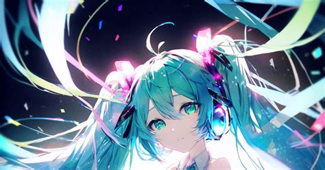 Hatsune Miku Vocaloid Girl 初音ミク Ai生成 Pixiv