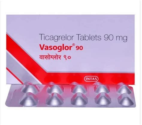 Ticagrelor 90mg Tablet At ₹ 400 Stripe Ticagrelor Tablets In Nagpur