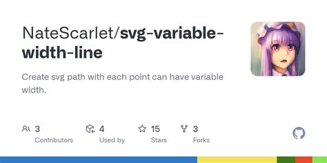 Github Natescarletsvg Variable Width Line Create Svg Path With Each