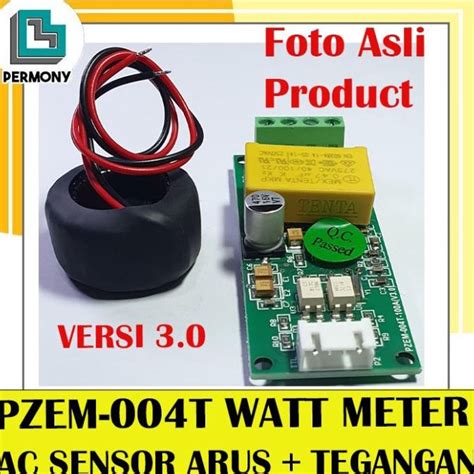 Jual Pzem 004t Energy Watt Meter Sensor Current Voltage Pzem004t Arus
