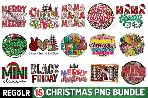 Christmas Sublimation Bundle Graphic By Regulrcrative · Creative Fabrica