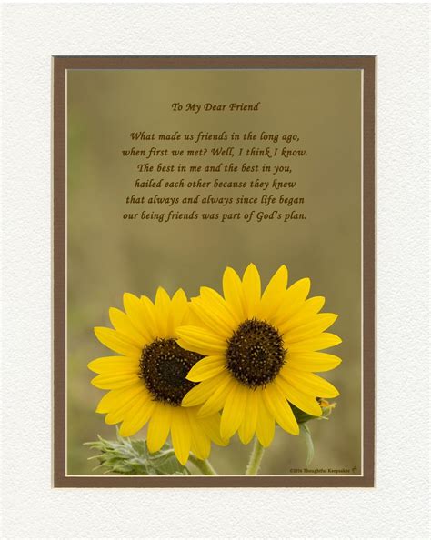 Friend T Sunflowers Photo With What Made Us Friends