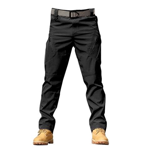 Glvsz Mens Tactical Cargo Pants Water Resistant Flex Ripstop Hiking