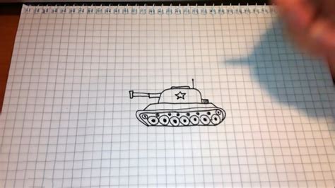 Как нарисовать танк за 6 шагов урок для детей