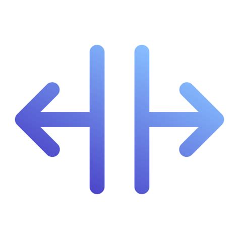 Width Generic Gradient Icon