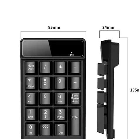 Direct Supply Usb Wired Floating Digital Keyboard Accounting Bank