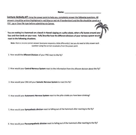 solved name lecture activity 7 using the power point to