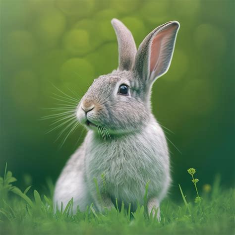 Premium Photo Sedate Easter Himalaya Rabbit Portrait Full Body