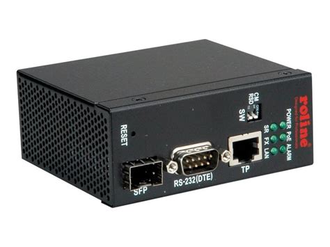 Roline Industrie Konverter Ethernet Seriell Rs232 Seriell Server Computer Adapter