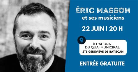 Éric Masson Et Ses Musiciens Soirées Musicales De Sainte Geneviève De