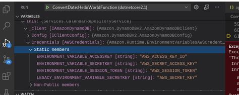 Configuration Manager And Dependency Injection Not Working As Expected · Issue 1717 · Awsaws