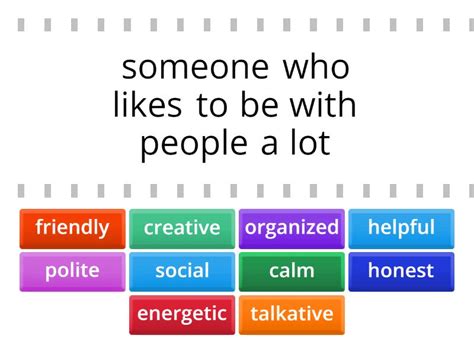 Adjectives 2 Describing Personality And Behaviour Cada Oveja Con Su