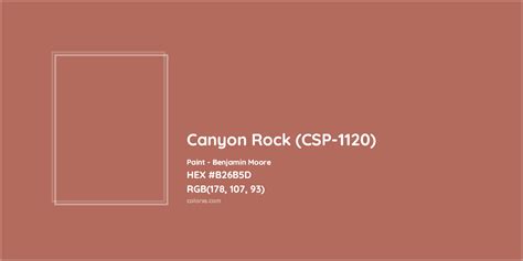 Benjamin Moore Canyon Rock CSP Paint Color Codes Similar Paints And Colors Colorxs