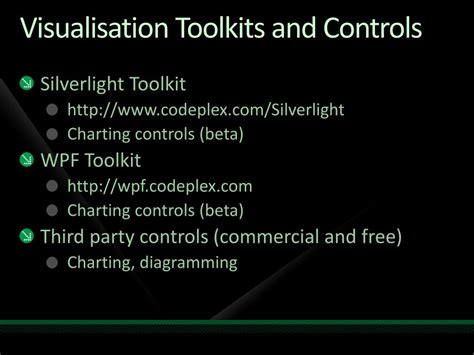 Ppt Visualising Data In Silverlight And Wpf Powerpoint Presentation