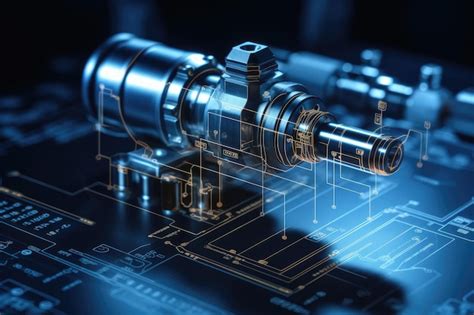 Premium Ai Image Process Of Laser Manufacturing Highprecision Components
