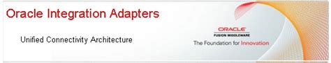 Oracle Integration Adapters