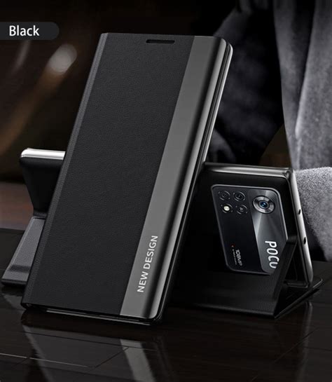Чехол Книжка Из Качественной Экокожи Для Xiaomi Poco X4 Pro 5G / Поко ...