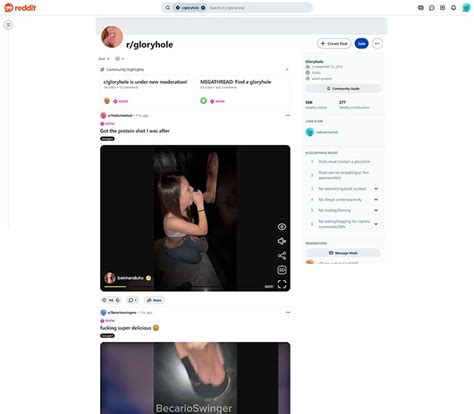 Gloryhole Reddit And 60 Porn Subreddits Alternatives
