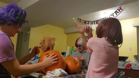 Bnha Cosplay ~pumpkin Carving~ Youtube