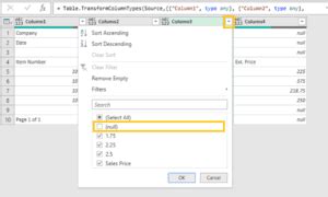 How To Skip Rows And Promote Headers In Power Query