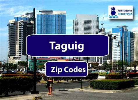 Taguig Zip Codes A Complete List Of Taguig Zip Codes