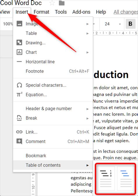 Como criar um índice no Google Docs Mais Geek