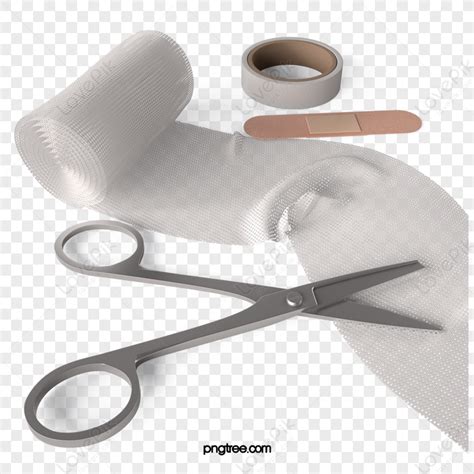 의료 거즈 가위 일러스트 3d 요소 테이프청진기건강 격리 Png 일러스트 무료 다운로드 Lovepik